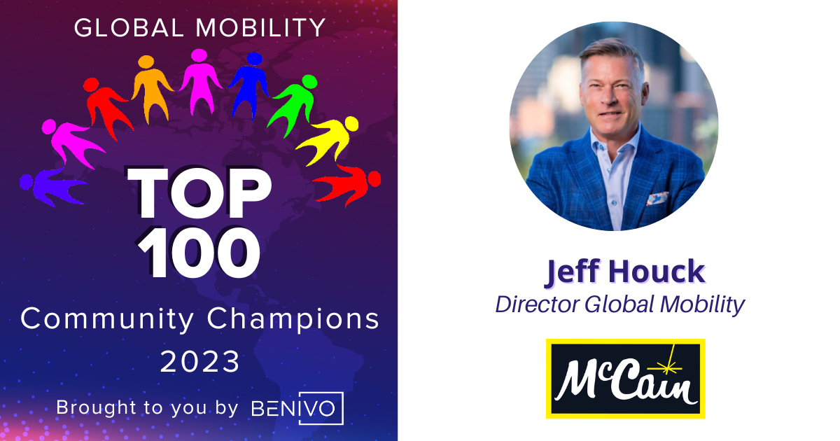 Jeff Houck | Global Mobility Top 100 Community | The View From The Top Jeff Houck | Global Mobility Top 100 Community | The View From The Top